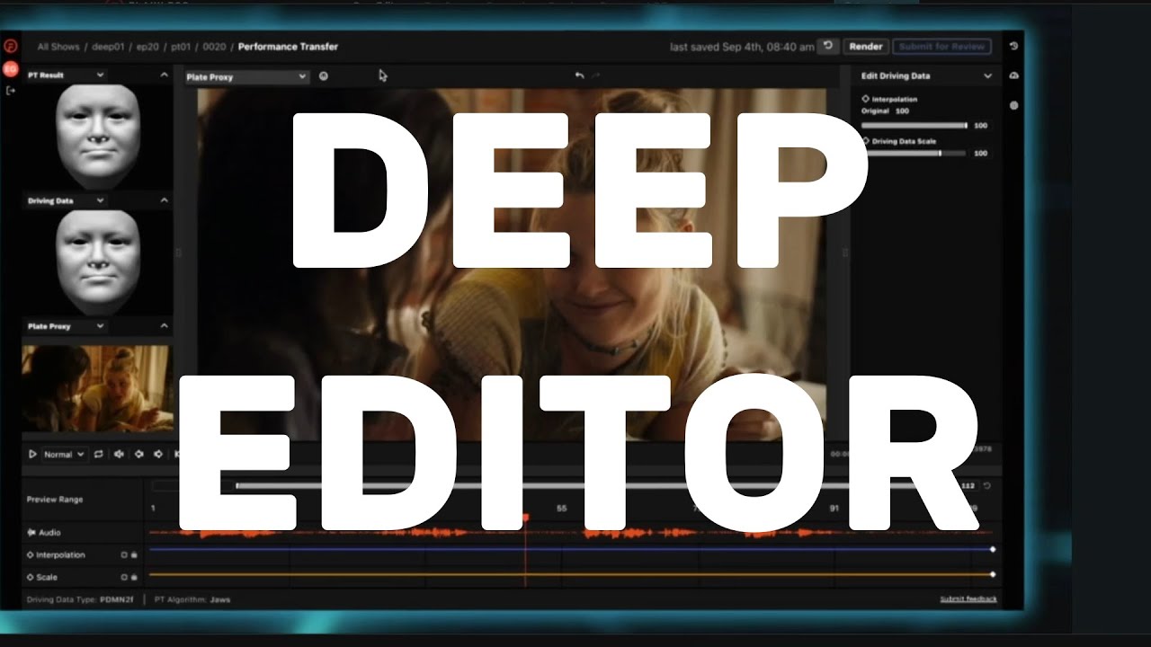（メモ）映画制作を変える？ Flawless Deep Editor - YouTube