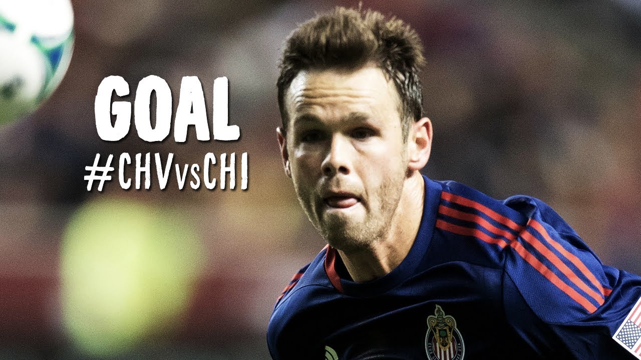 GOAL: Bobby Burling scores a towering header to give Chivas the lead ...