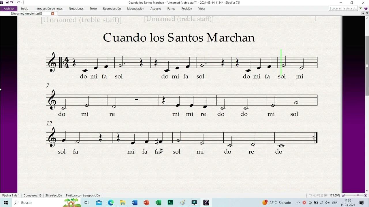 Cuando Los Santos Marchan - YouTube