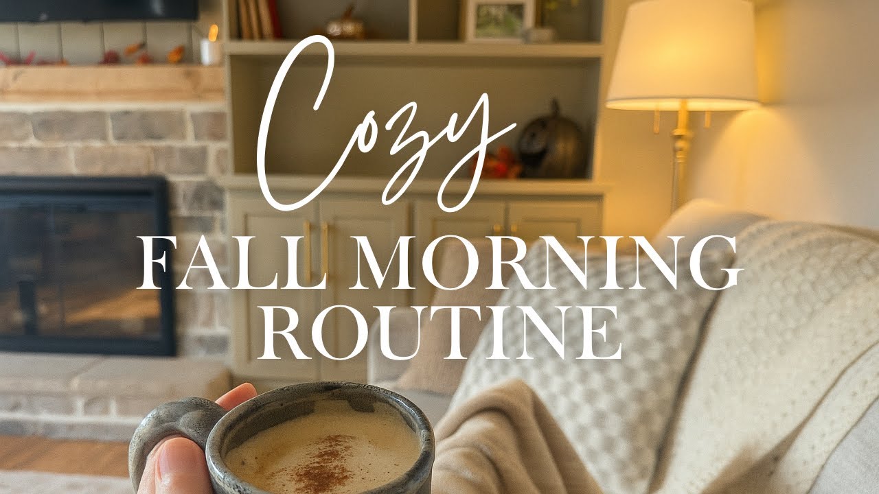 Cozy Fall Morning Routine | Homeschool, Coffee & Fall Baking - YouTube