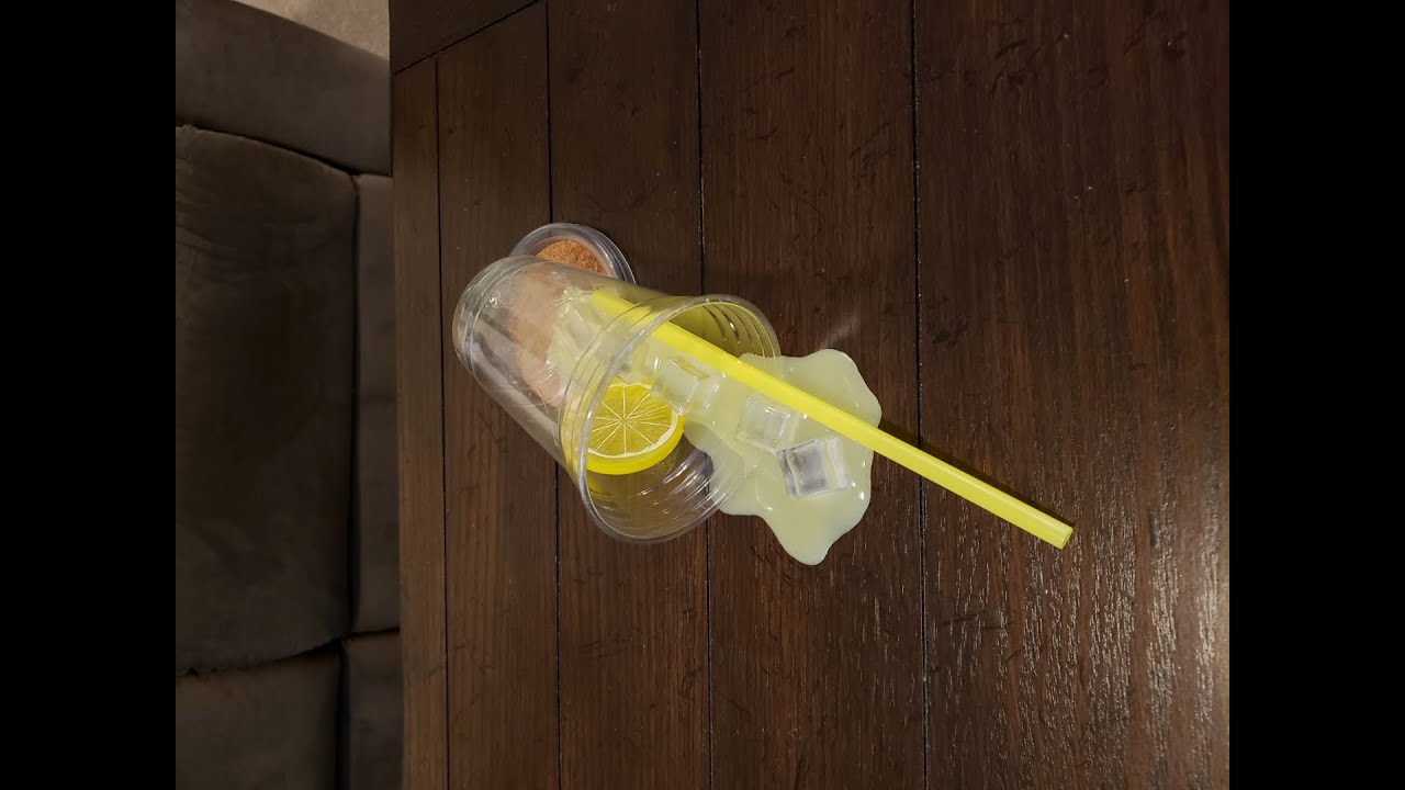 DIY Resin Spilled Cup Gag Craft - YouTube