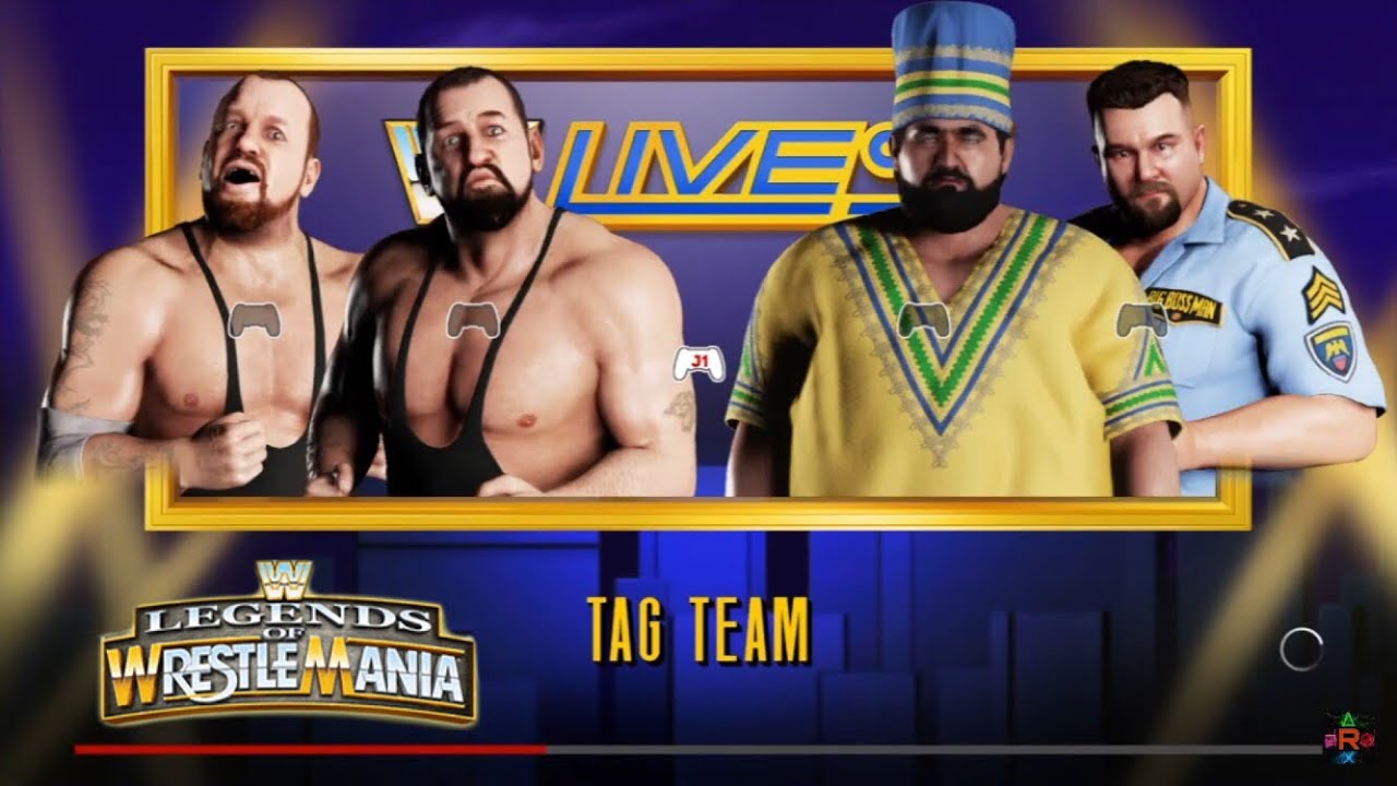 #1 WWF LEGENDS OF WRESTLEMANIA - The Bushwhackers vs The Twin Towers ...