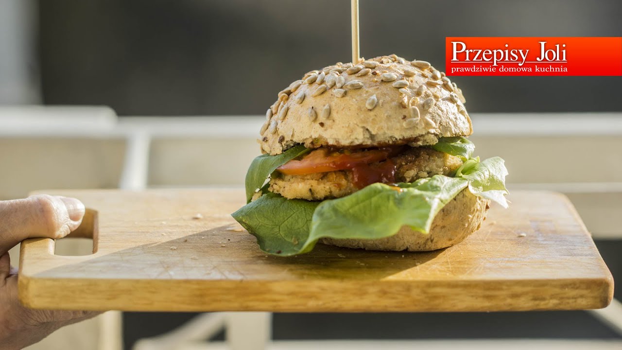 WEGETARIAŃSKI BURGER FASOLOWY - Podstawy Gotowania - PrzepisyJoli.com ...