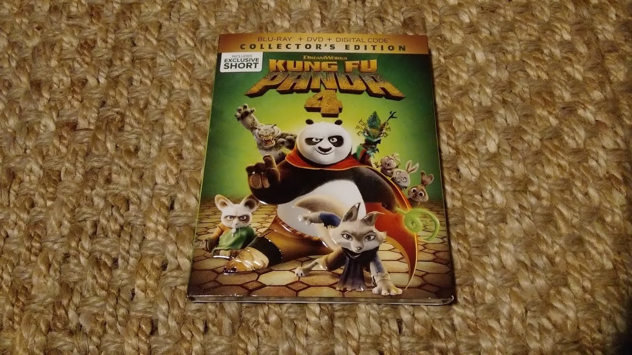 Kung Fu Panda 4 | Blu-Ray + DVD + Digital Code: Unboxing! (Collector's ...