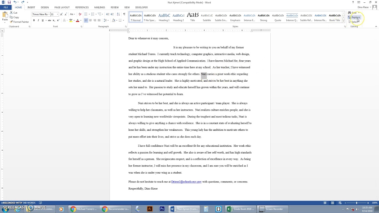 Find And Replace Function Microsoft Word DinoRiese YouTube Find And Replace Function Microsoft Word DinoRiese YouTube
