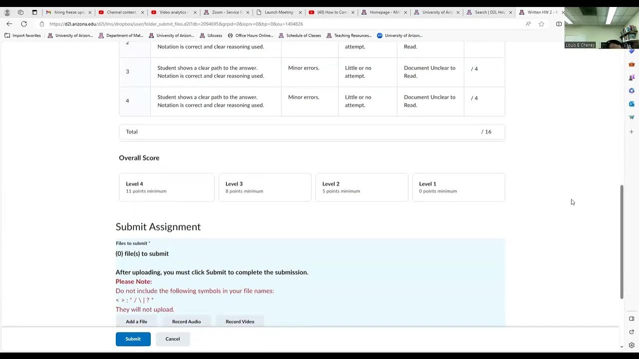 How to submit an Assignment in D2L - YouTube