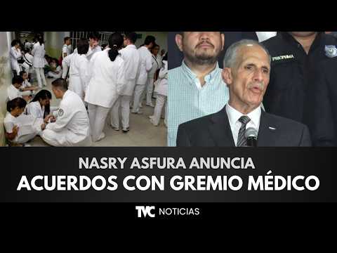 Nasry Asfura anuncia acuerdos para saldar deudas y formalizar contratos con médicos