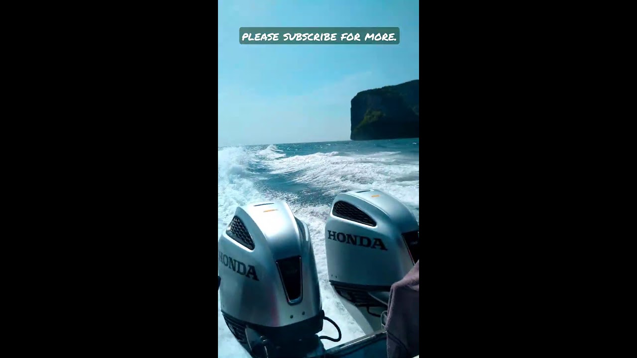 Bumpy Speed Boat Ride, Maya Bay Islands, Phuket, Thailand. - YouTube