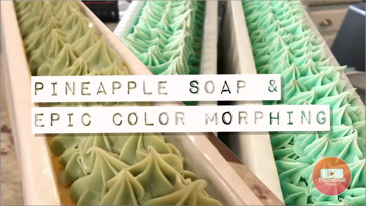 Making a Pineapple Soap |Epic color morphing | Soap making ...