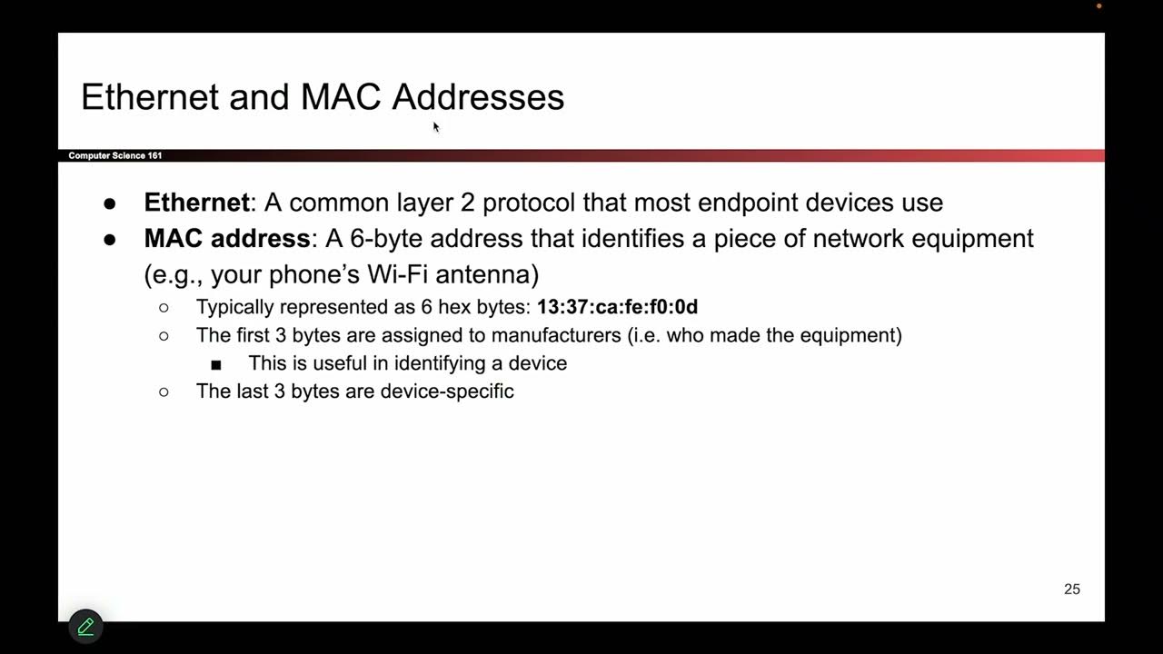 [Networking1, Video 6] Layer 2 MAC Addresses - YouTube