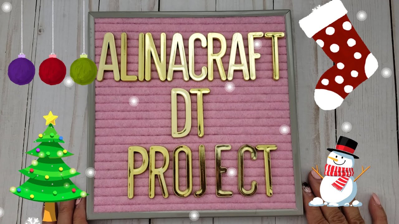 Alina Craft DTP: Christmas Project Share🎄🎅🔔 #alinacraftstore - YouTube
