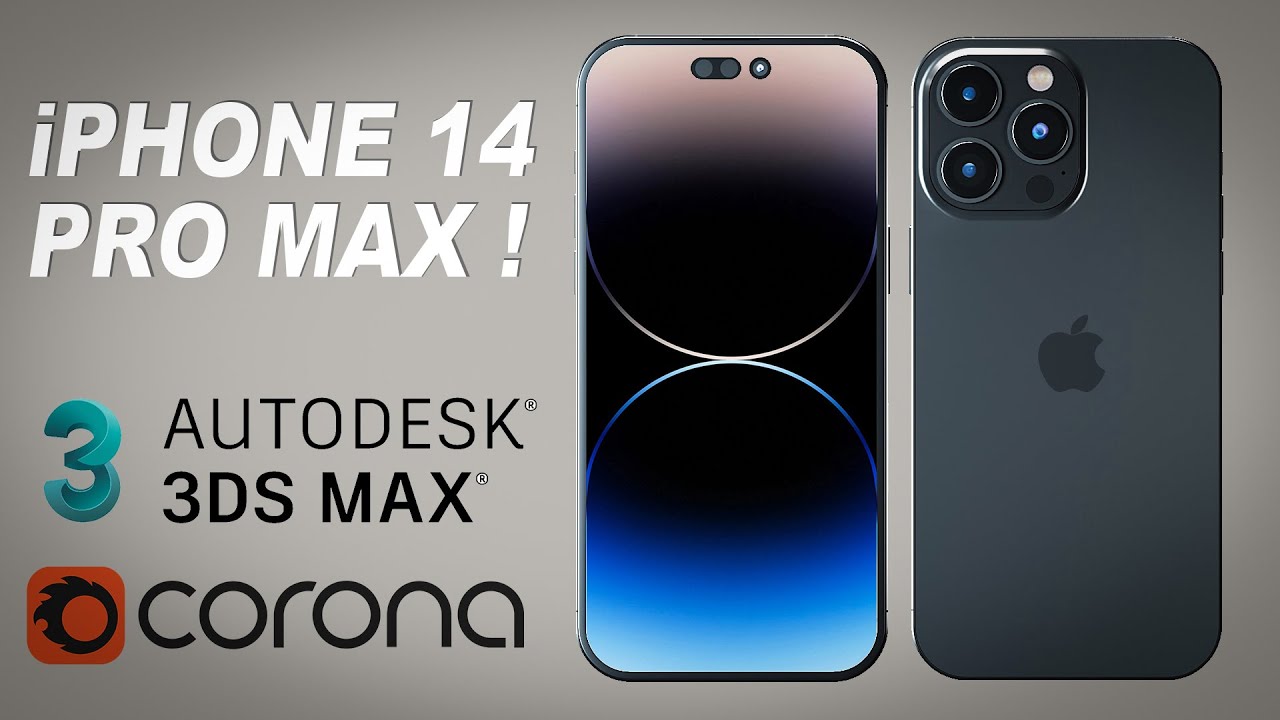 iphone 14 pro max speed modeling | 3ds max - YouTube