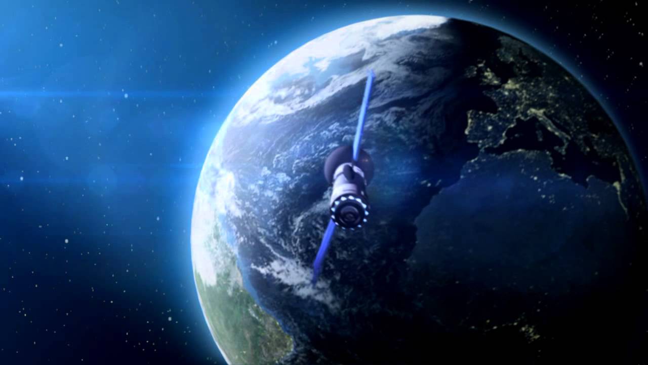 Animation Satellite 3D - YouTube