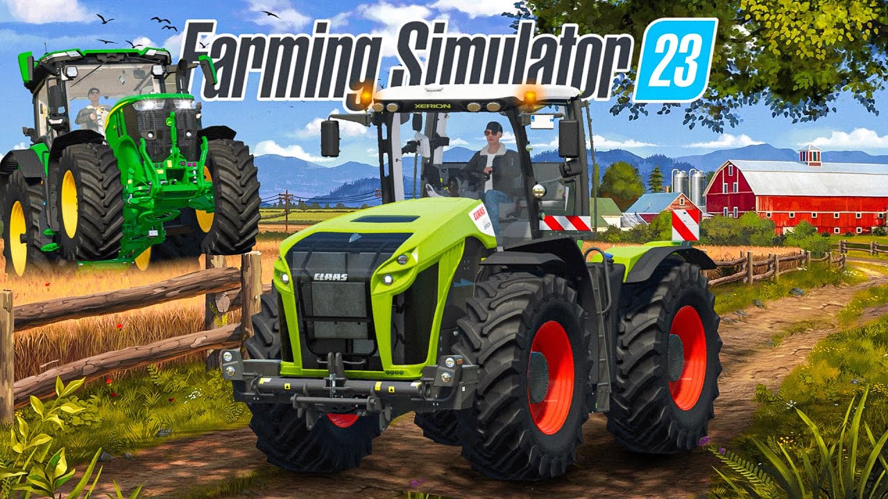 Claas & John Deere Tractor Working In Fs23 | Fs23 Mobile | Timelapse ...