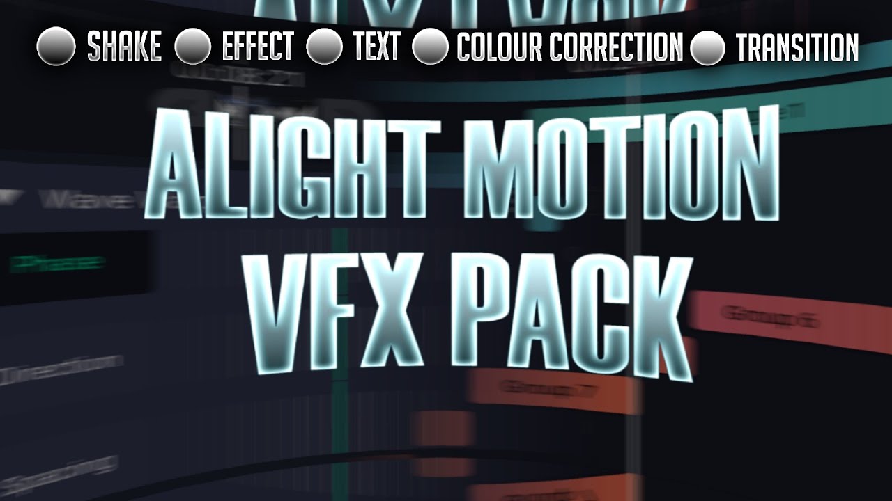 Alight Motion VFX Pack | Alight Motion Preset Pack | Alight Motion ...