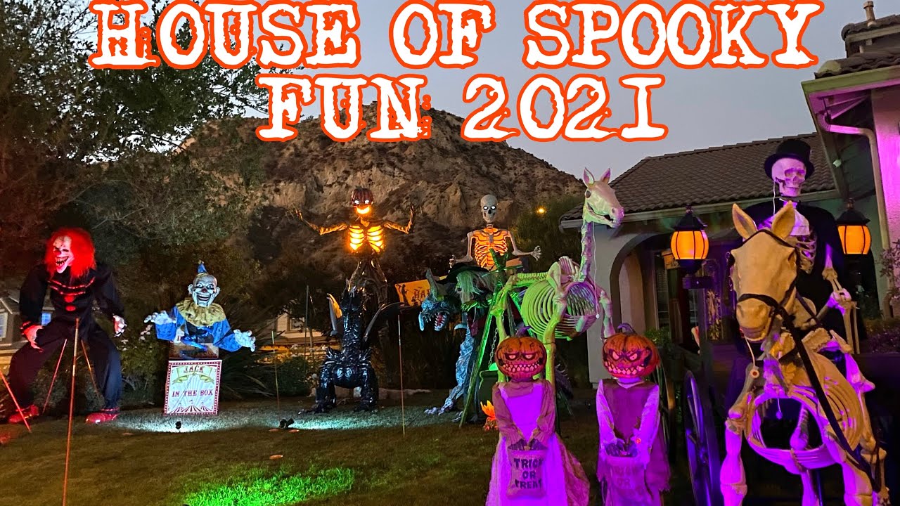 HALLOWEEN HOUSE OF SPOOKY FUN! MUST SEE ANIMATRONICS DECORATIONS‼️ 🧙‍♀️ ...