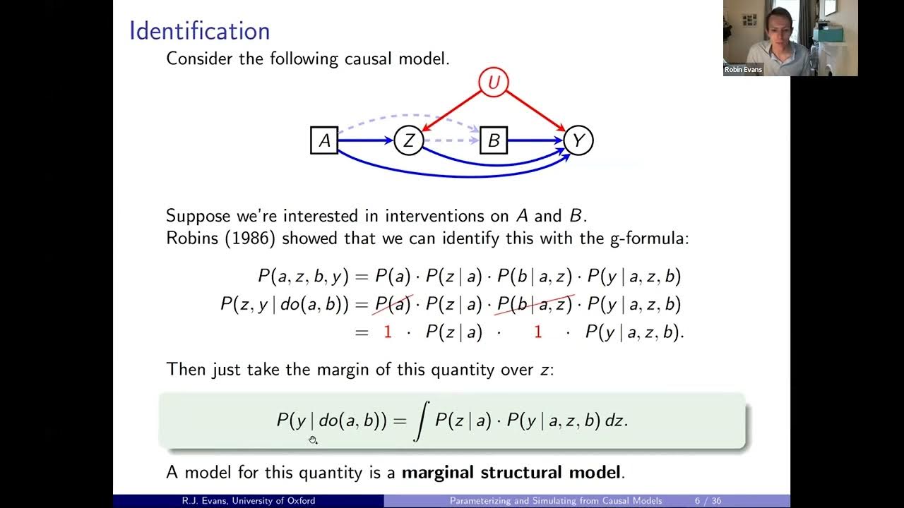Robin Evans: Parameterizing and Simulating from Causal Models - YouTube