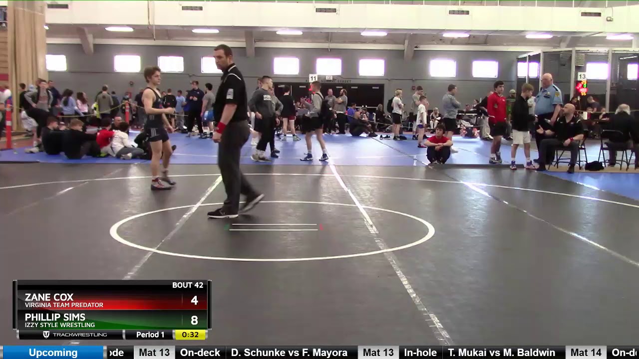 UWW Cadet Greco-Roman 65 KG Zane Cox Virginia Team Predator Vs Phillip ...