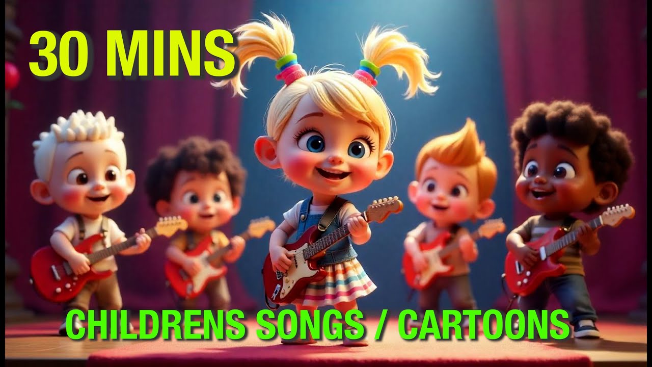 30 Minutes of Kids Cartoons / Songs - Made with AI - YouTube