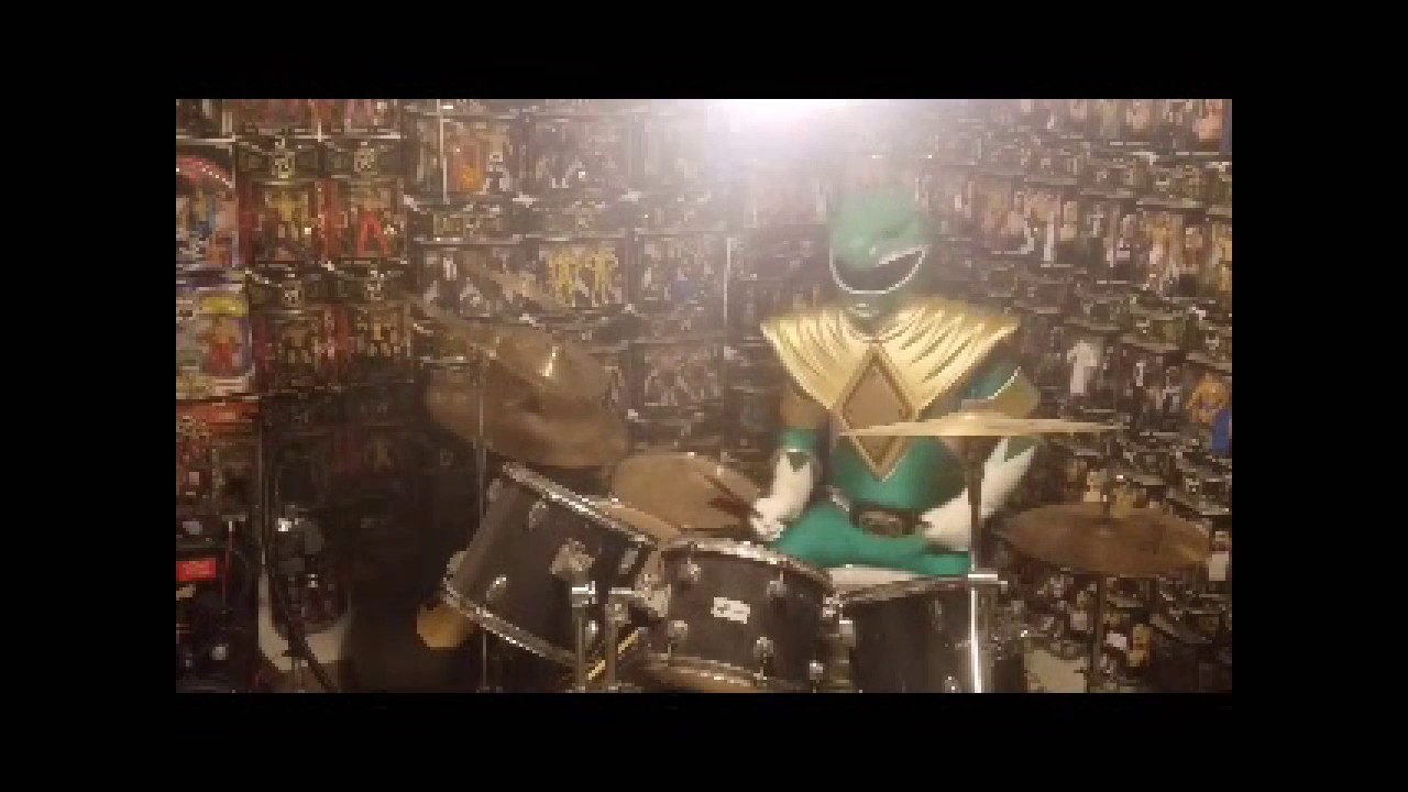 Power Rangers drum cover by Green Ranger - YouTube