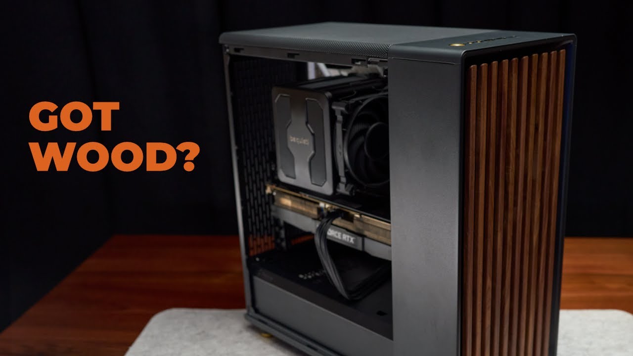 The prettiest PC I have ever built. The Fractal North. - YouTube