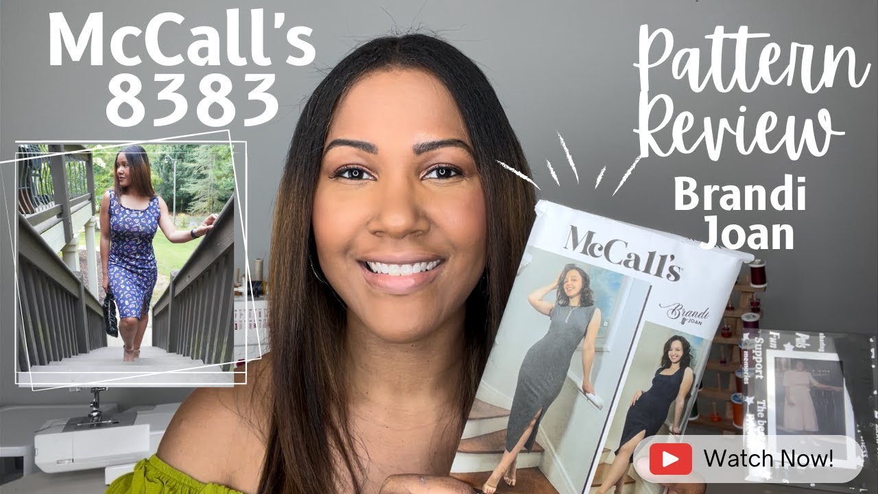 McCall's 8383 Review (Brandi Joan Dress) - YouTube