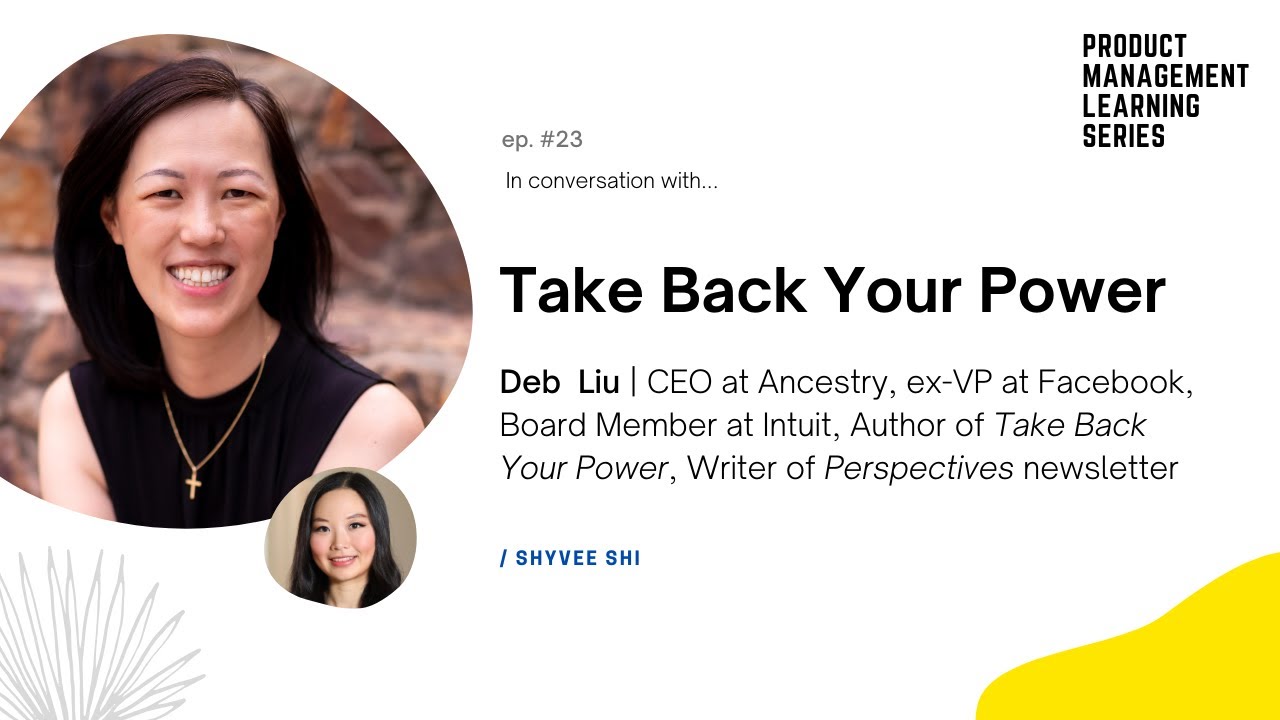 Take Back Your Power & Special Afterparty with Ancestry CEO Deb Liu ...
