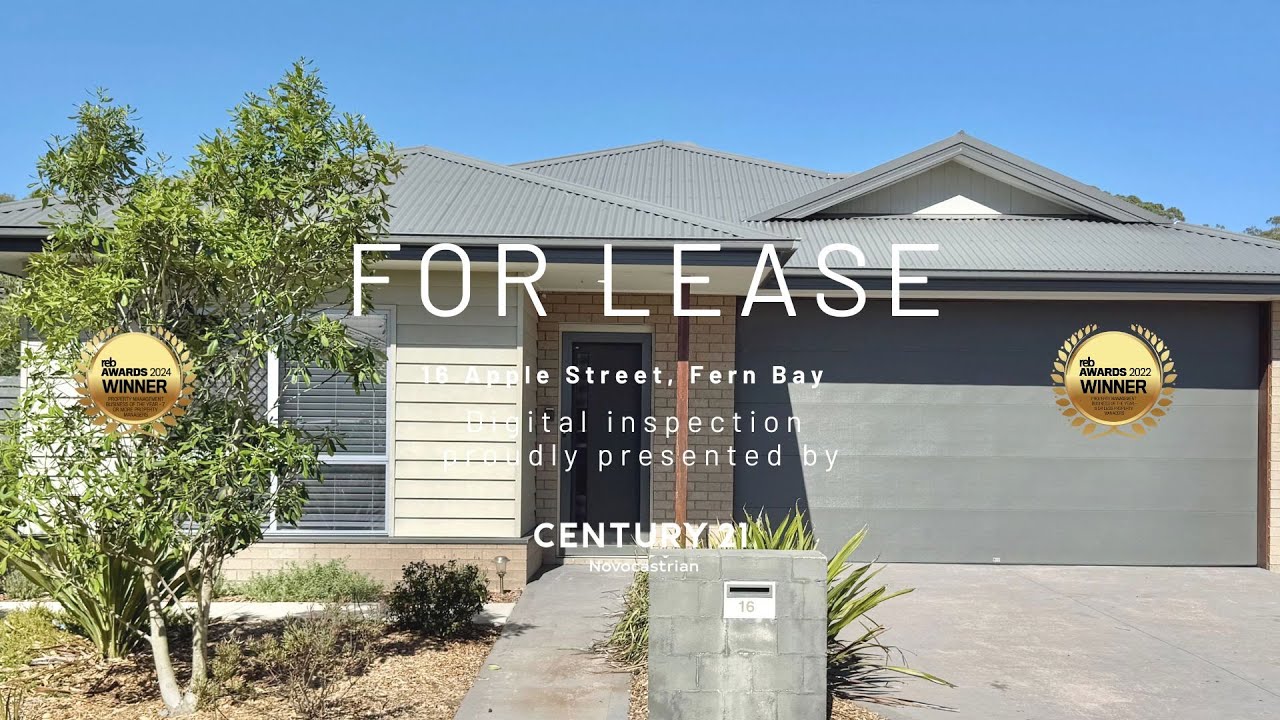 16 Apple Street, Fern Bay - FOR LEASE - YouTube