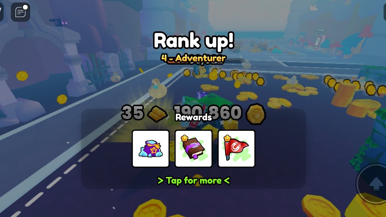 I ranked up in pet simulator 99 - YouTube