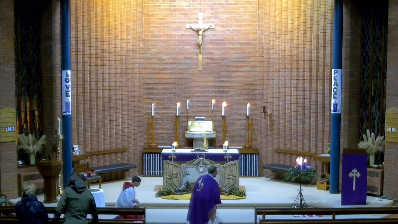 Thursday 15th December 7.00pm Mass Feria of Advent - YouTube
