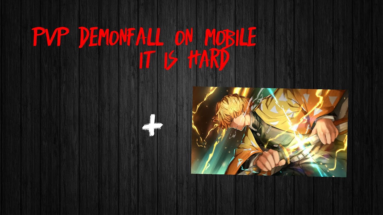 PVP demonfall on mobile with thunder| demonfall - YouTube