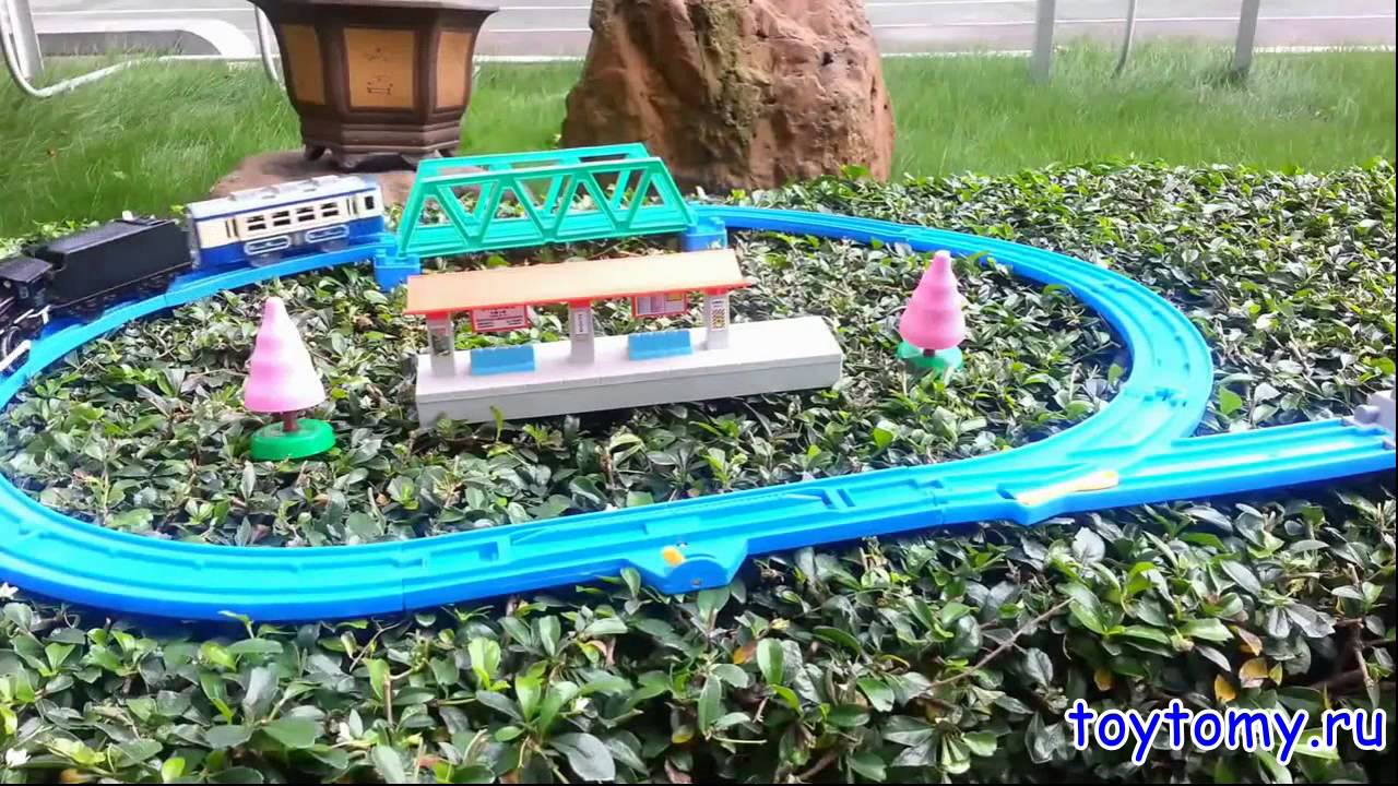 Takara Tomy C57 - 180 stream locomotive basic set - Набор №8 - YouTube