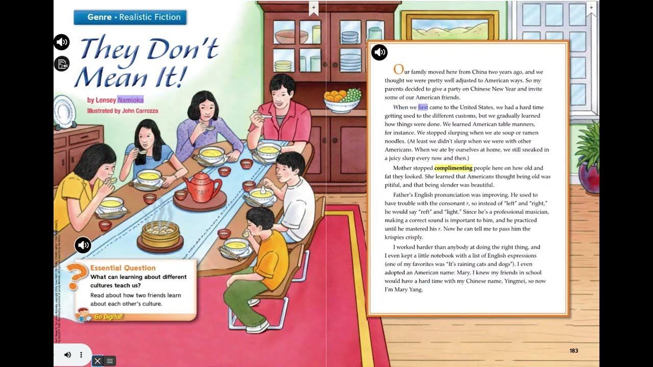 Wonders Gr 5 The Dont Mean it - YouTube