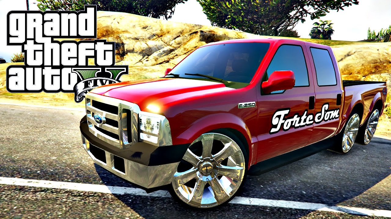 GTA V: Carro Ford F250 Super Duty 6x4 2007 - YouTube