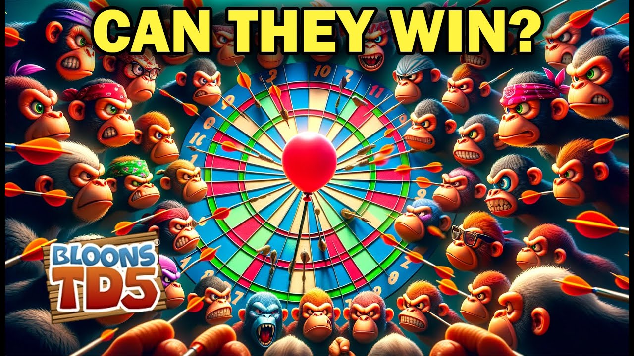 100 Dart Monkeys VS. The World - YouTube