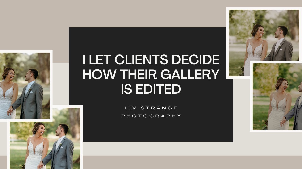 I Let Photography Clients Decide How Their Gallery is Edited - YouTube