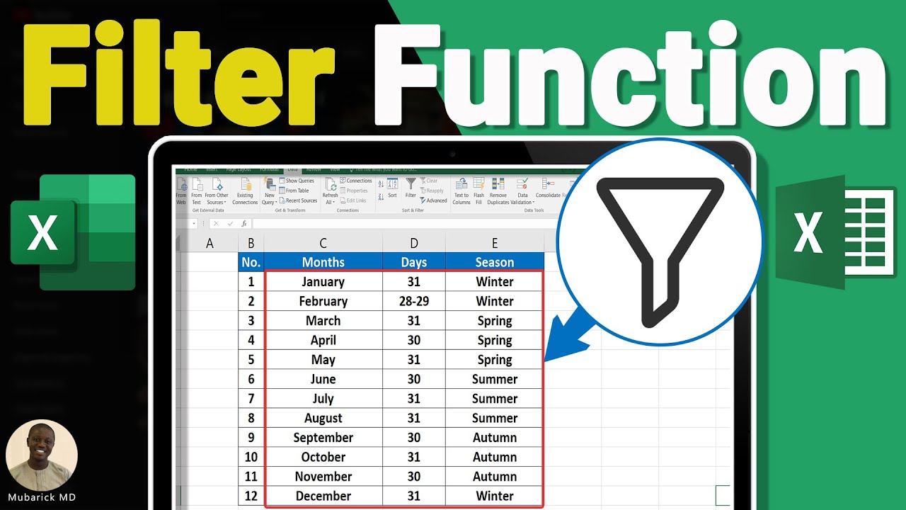 How to Create a Filter in Excel Sheet - Full Guide - YouTube