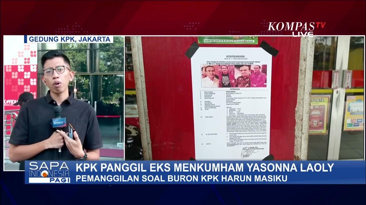Penyidikan Kasus Harun Masiku, Eks Menkumham Yasonna Laoly Diperiksa KPK - YouTube