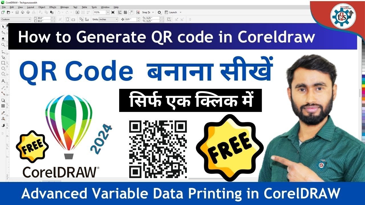 How to Generate GR Code in Corel Draw || - YouTube