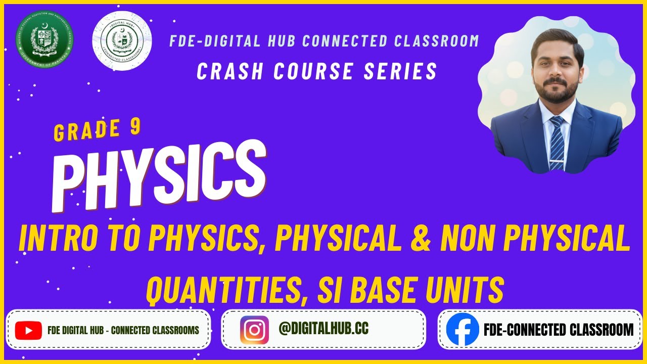 Physics (Intro), Physical & Non-Physical Quantities | Physics | Grade 9 ...