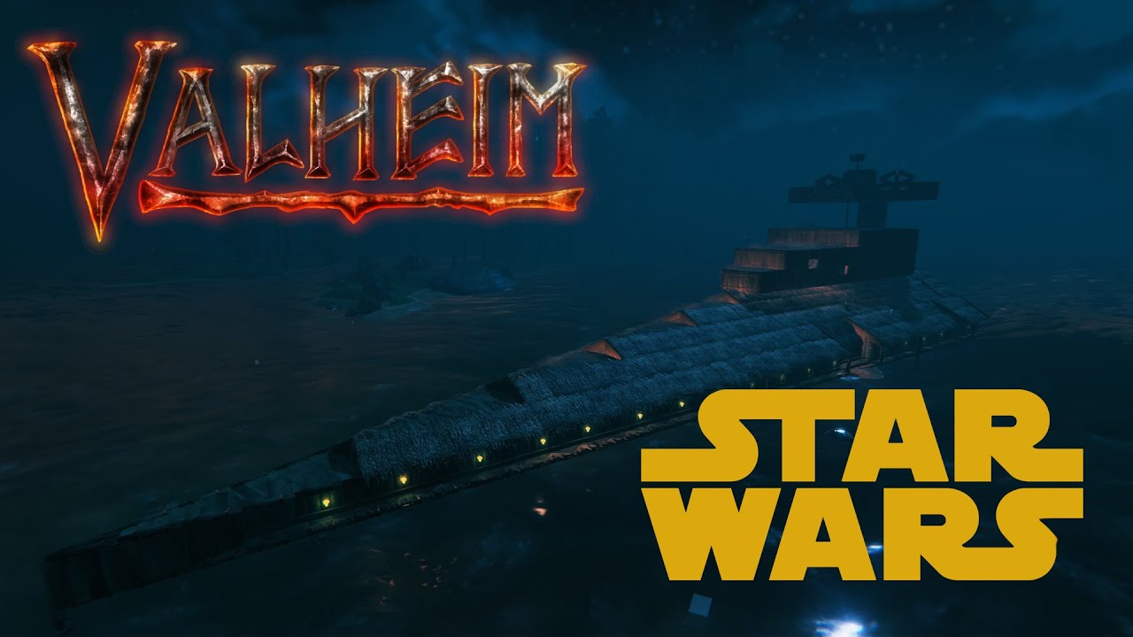 Star Destroyer from Star Wars Build in Valheim - YouTube