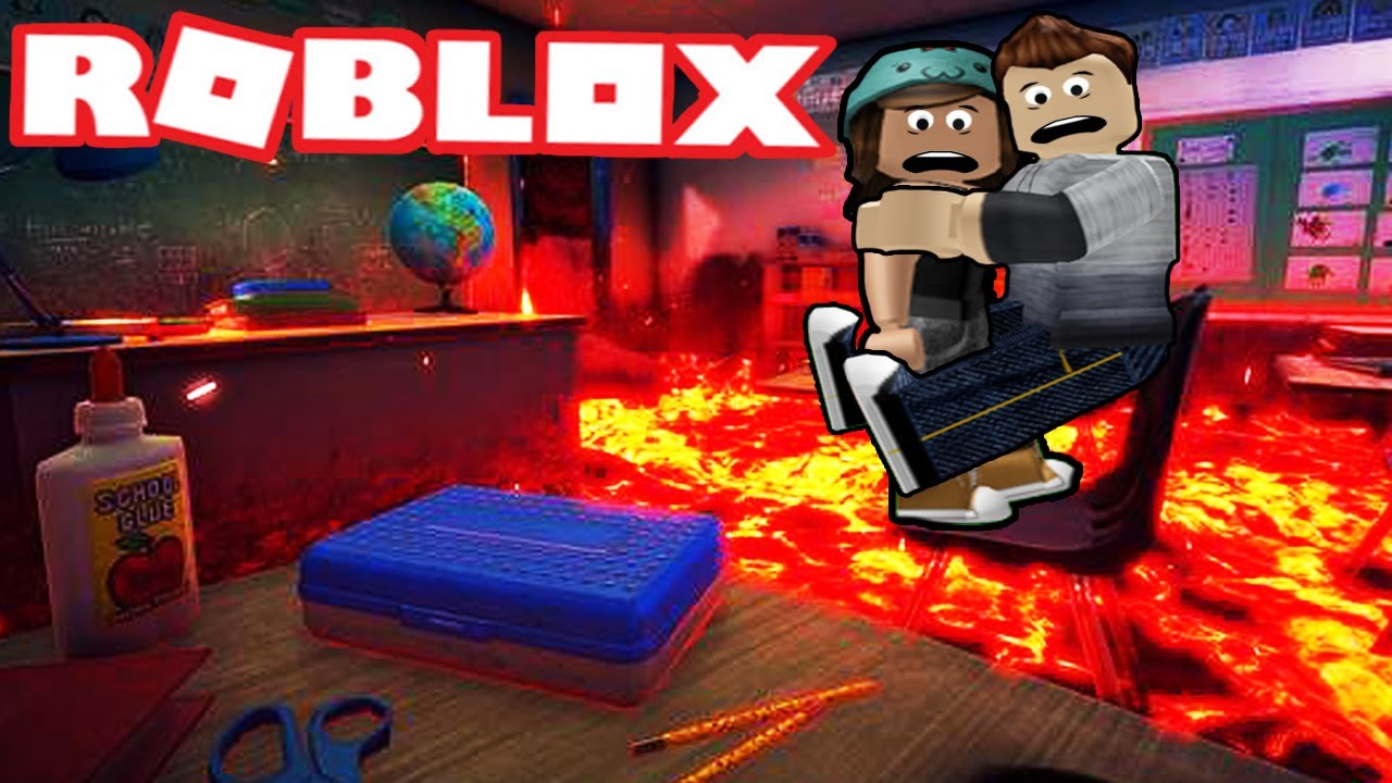 THE FLOOR IS LAVA IN ROBLOX - YouTube