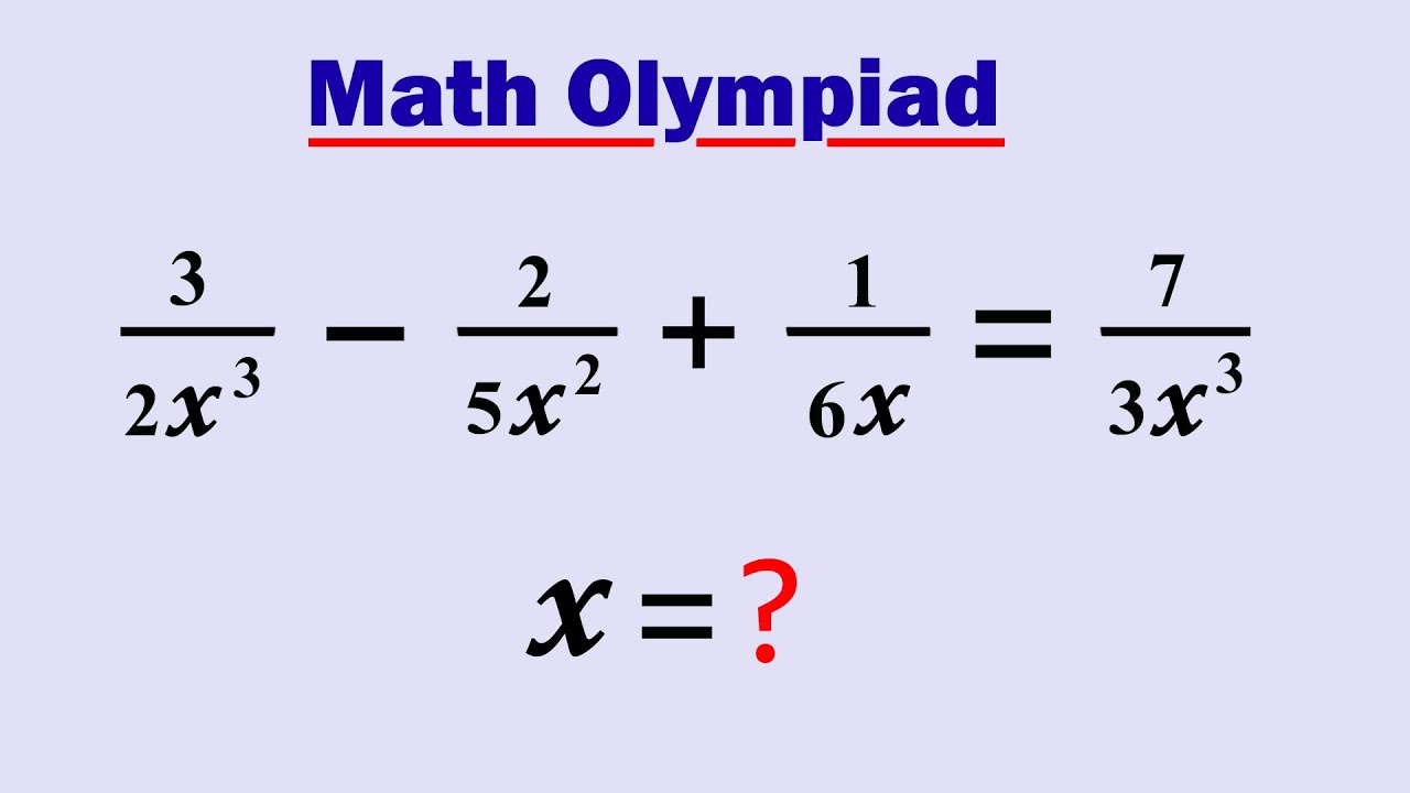 Math Olympiad | A Nice Rational Equation | VIJAY Maths - YouTube