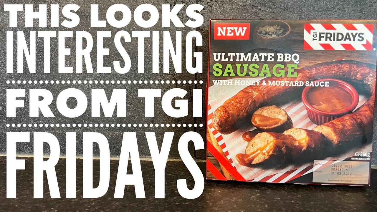TGI Fridays Ultimate BBQ Sausage | Iceland Food Review - YouTube