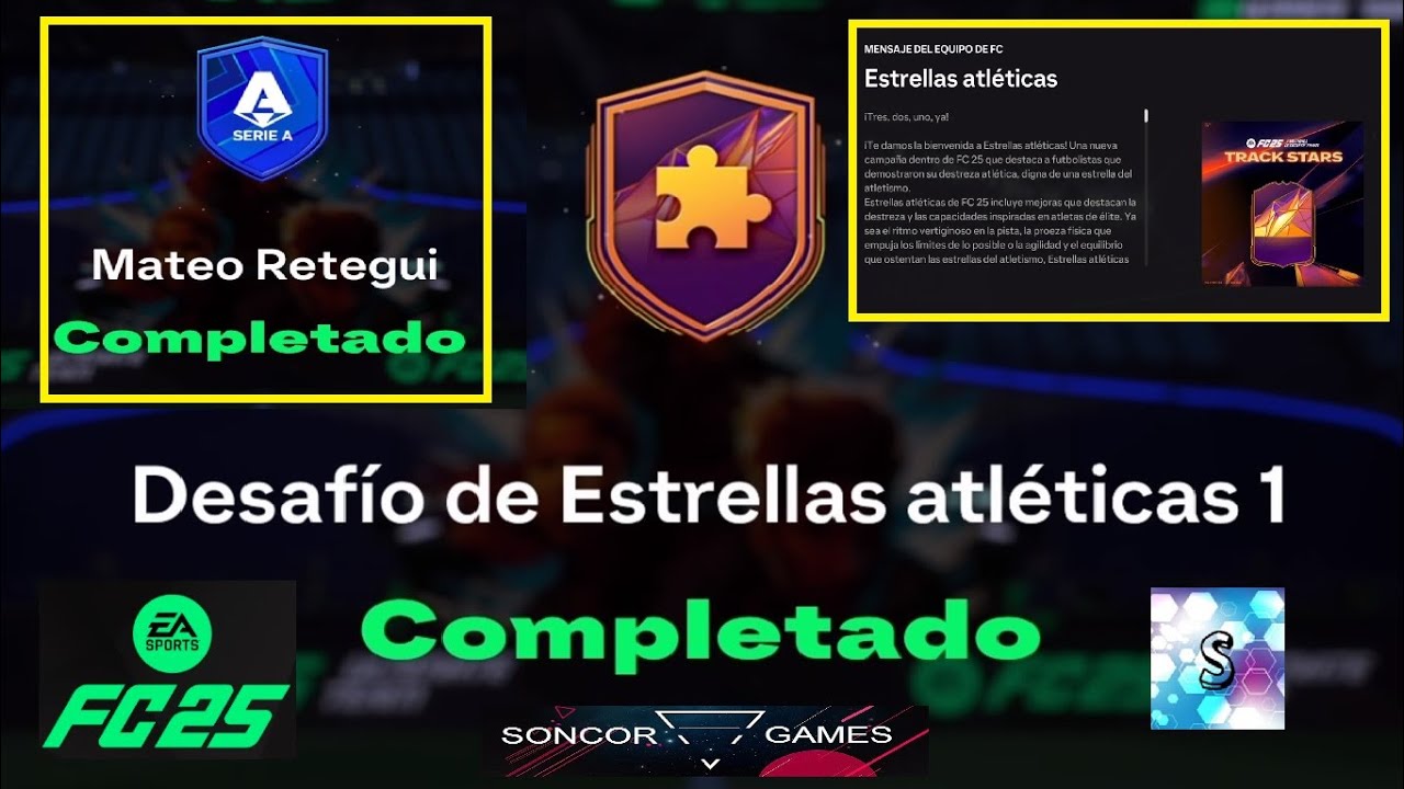 EA FC 25 DESAFIO DE ESTRELLAS ATLETICAS 1 - MATEO RETEGUI POTM - DONDE ...