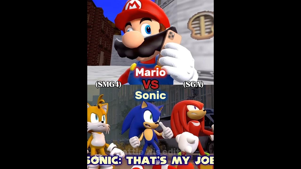Sonic [SGA] vs Mario [SMG4] - YouTube