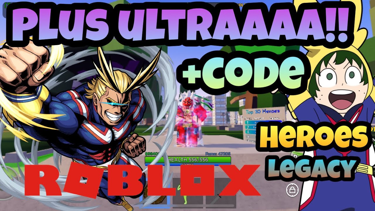 [CODE] One For All Quirk Showcase in Heroes Legacy | ROBLOX - YouTube