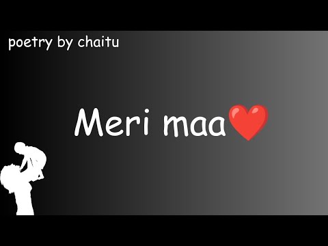 happy mother's day #poetry //meri maa // mother's day status - YouTube