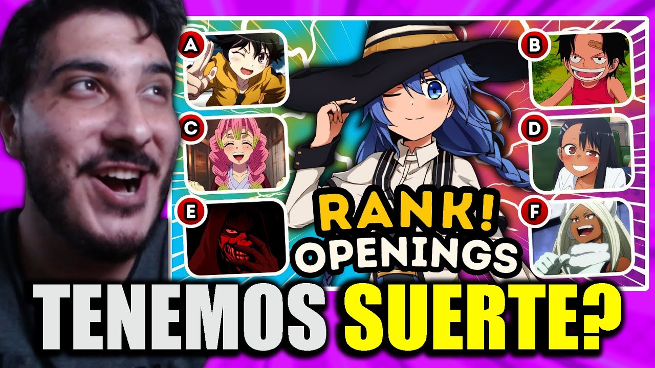RANKEA LOS OPENINGS DE ANIME SIN SABER EL SIGUIENTE - YouTube