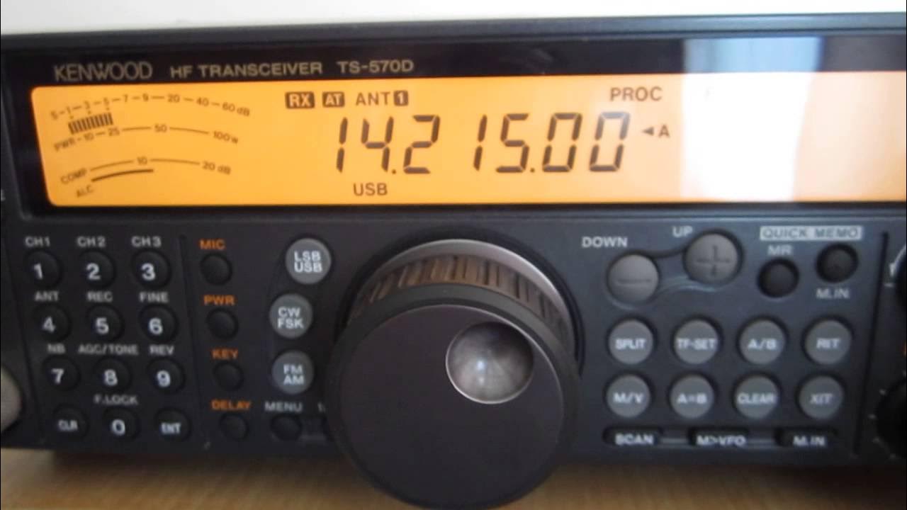 Kenwood TS-570DG - YouTube